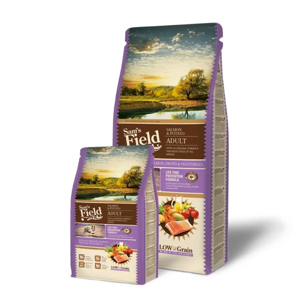 Sam's Field Adult Salmon & Potato Low Grain • MedVetClinic.gr